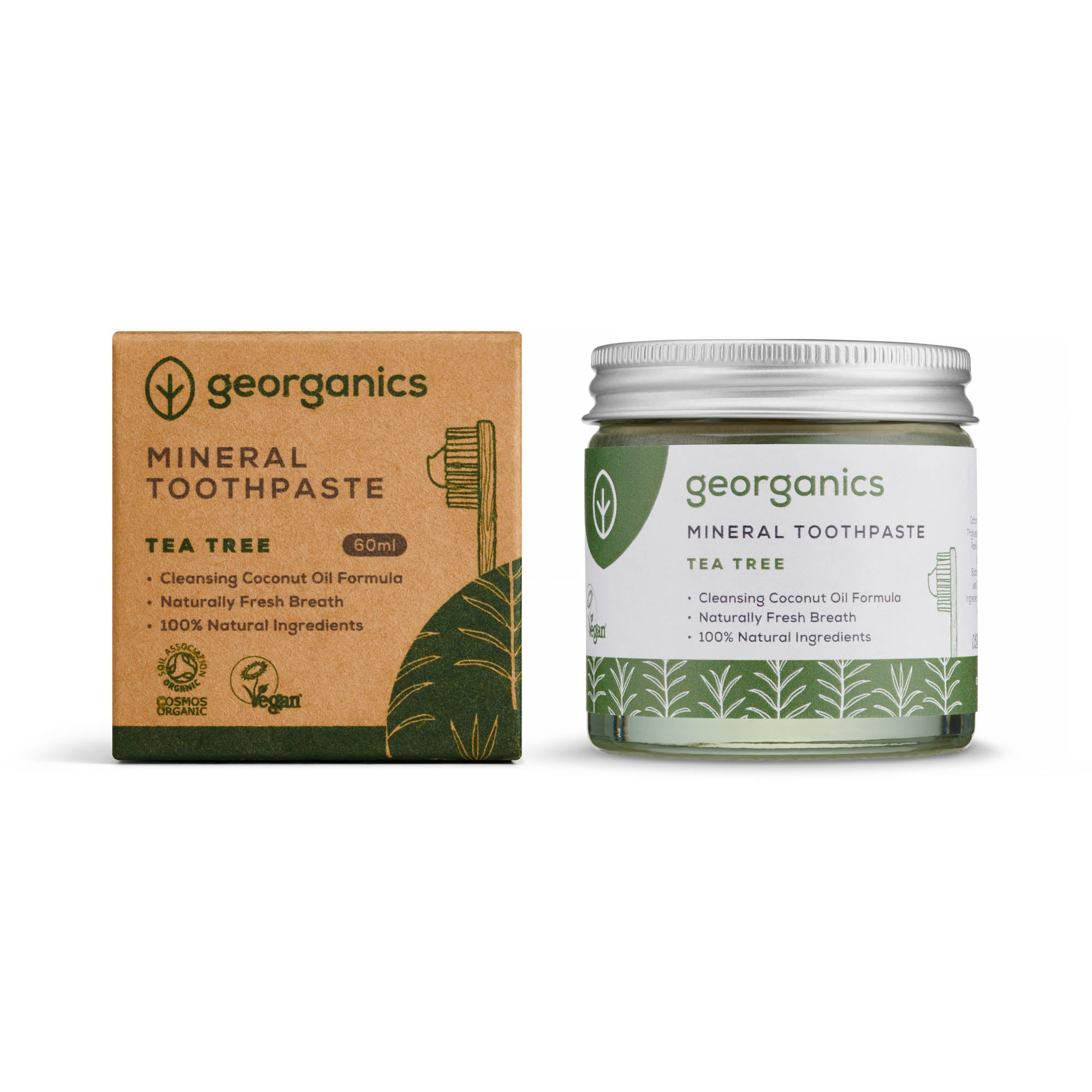 Georganics Whitening Mineral Toothpaste - 60ml | Simple Wellness